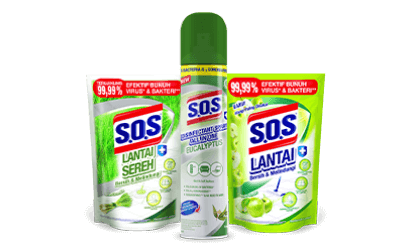 SOS Anti bacterial | 99% Membunuh Kuman